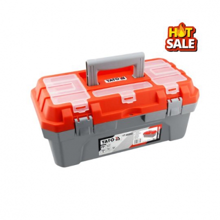 Yato YT-88880 Plastic Tool Box, 350x180x160mm, Sturdy, Durable, Made in ...