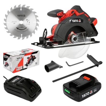 Máy Cưa Đĩa Cầm Tay Pin 18V 2000 mAh Yato YT-82810