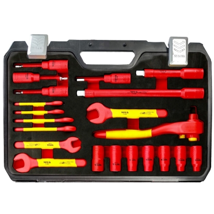 Bộ dụng cụ sửa chữa cách điện 1000V 32 chi tiết Yato YT-21299 – Bảo vệ ...