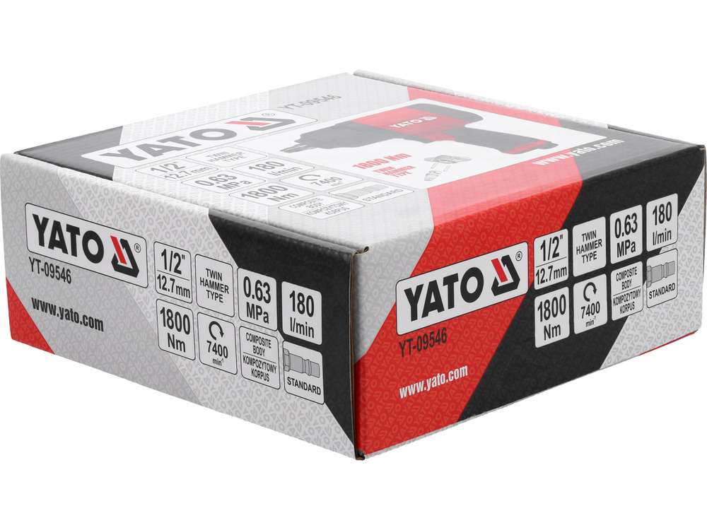 Súng bắn bulông 1 2 inch 1800Nm composite YATO YT-09546 bán chạy nhất ...